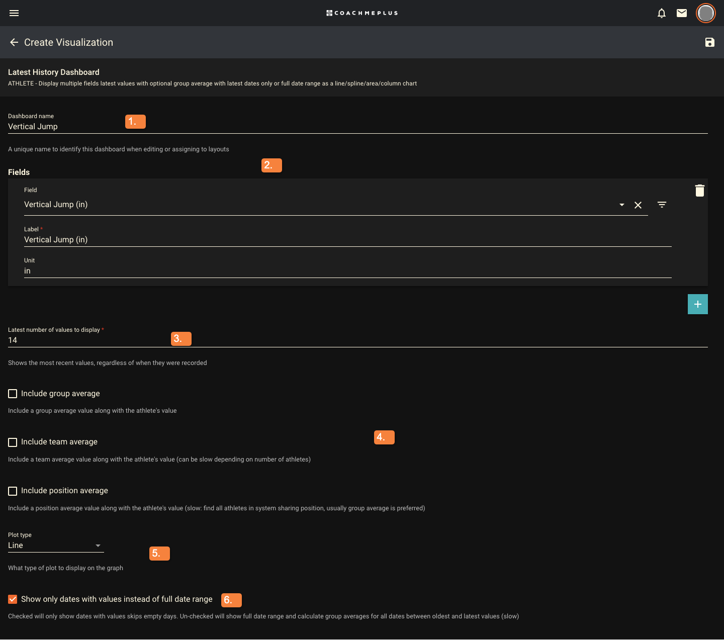 Latest History Dashboard: A Detailed Overview – CoachMePlus Help